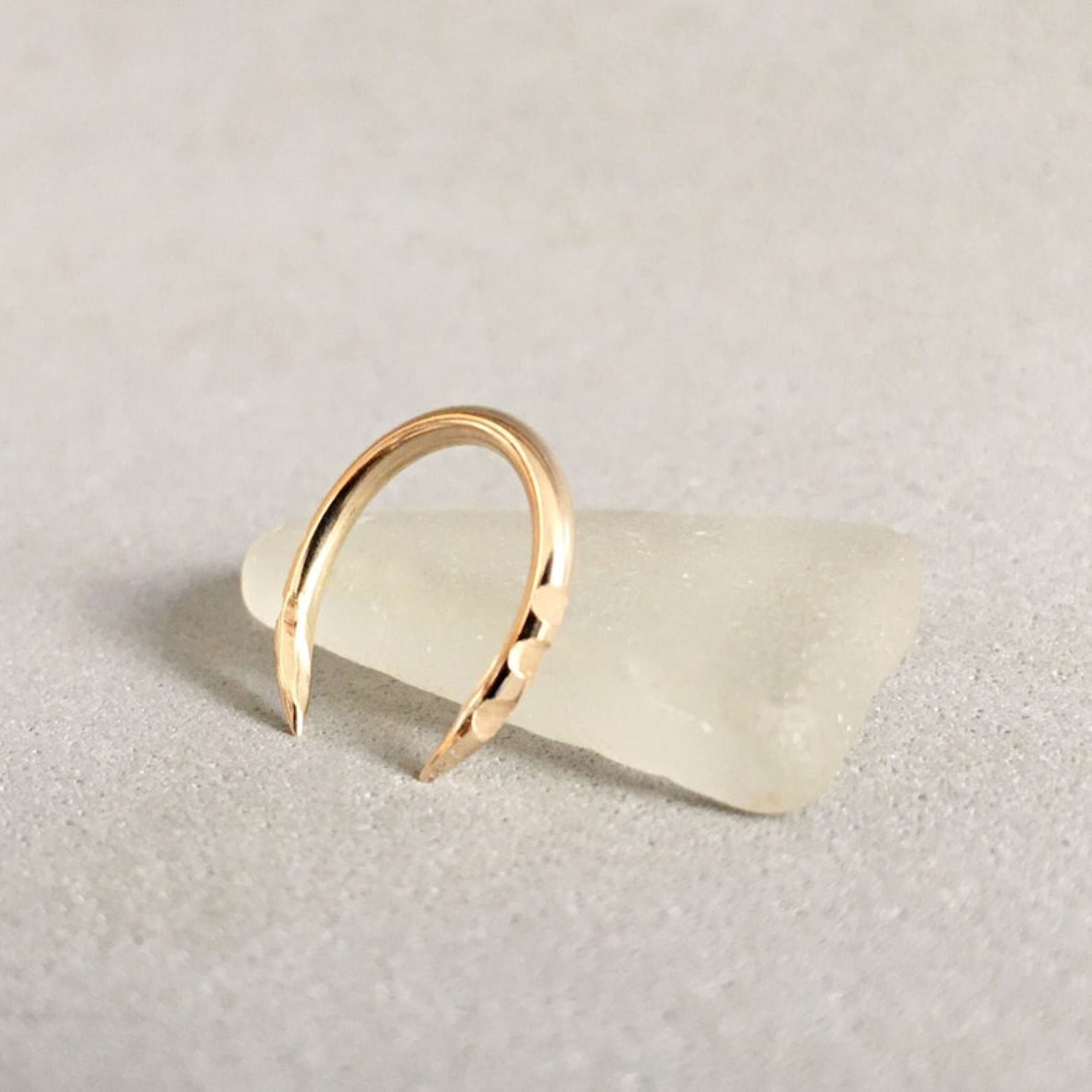 22K Septum Retainer 12g Septum Pincher 12g Hoop Septum - Etsy