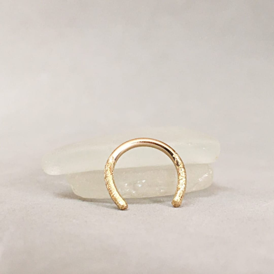 Thick Septum Jewelry 12g, Septum Horseshoe Ring, 12g Pincher, 14k ...