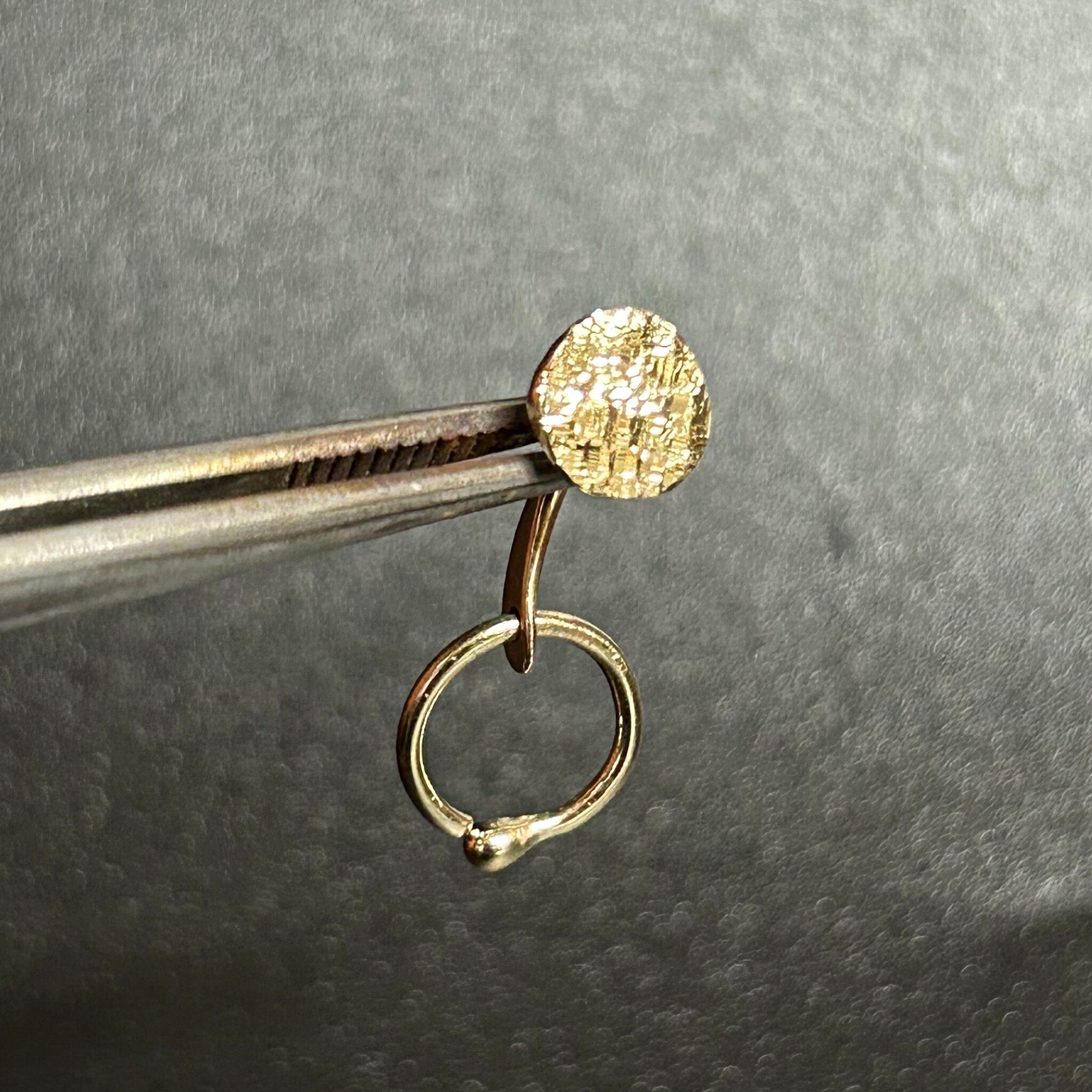 Navel Ring 14k Gold, Belly Button Piercing Gold, Navel Piercing Jewelry ...