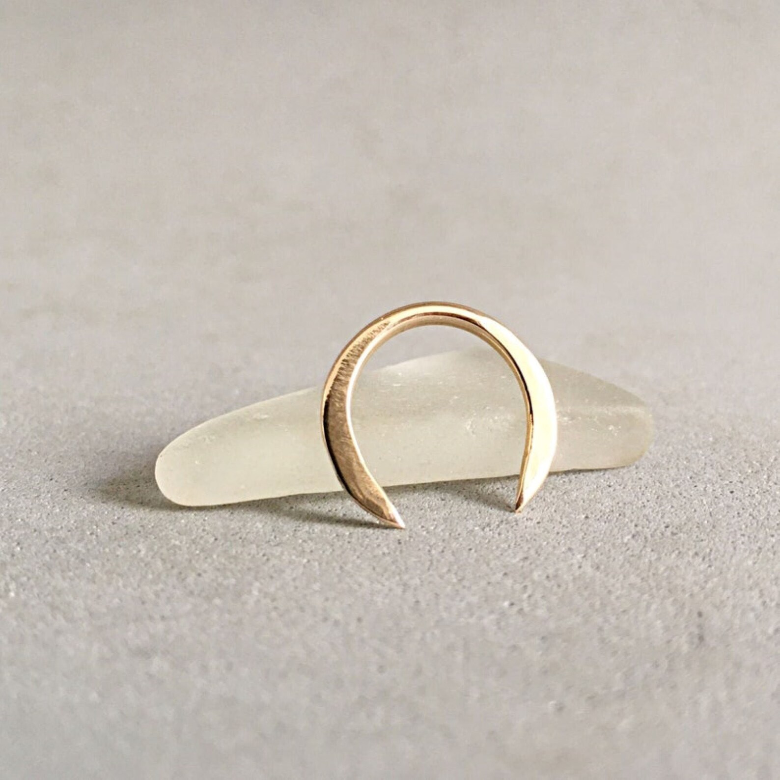 Tribal Septum Horseshoe Buffalo Horn Ring 22K 12g Septum | Etsy