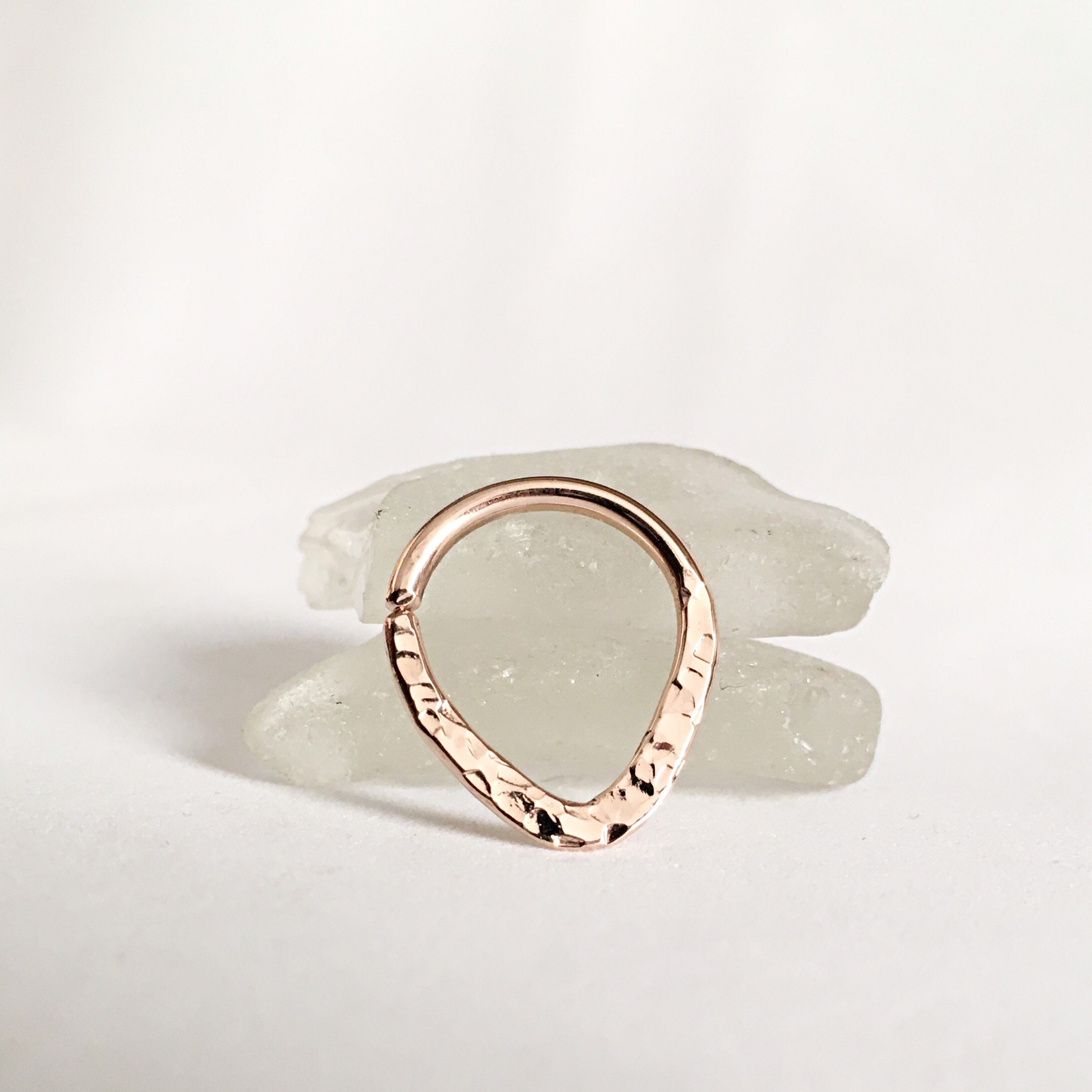 Triangle Septum Ring Tribal Septum Ring Rose Gold Septum | Etsy India