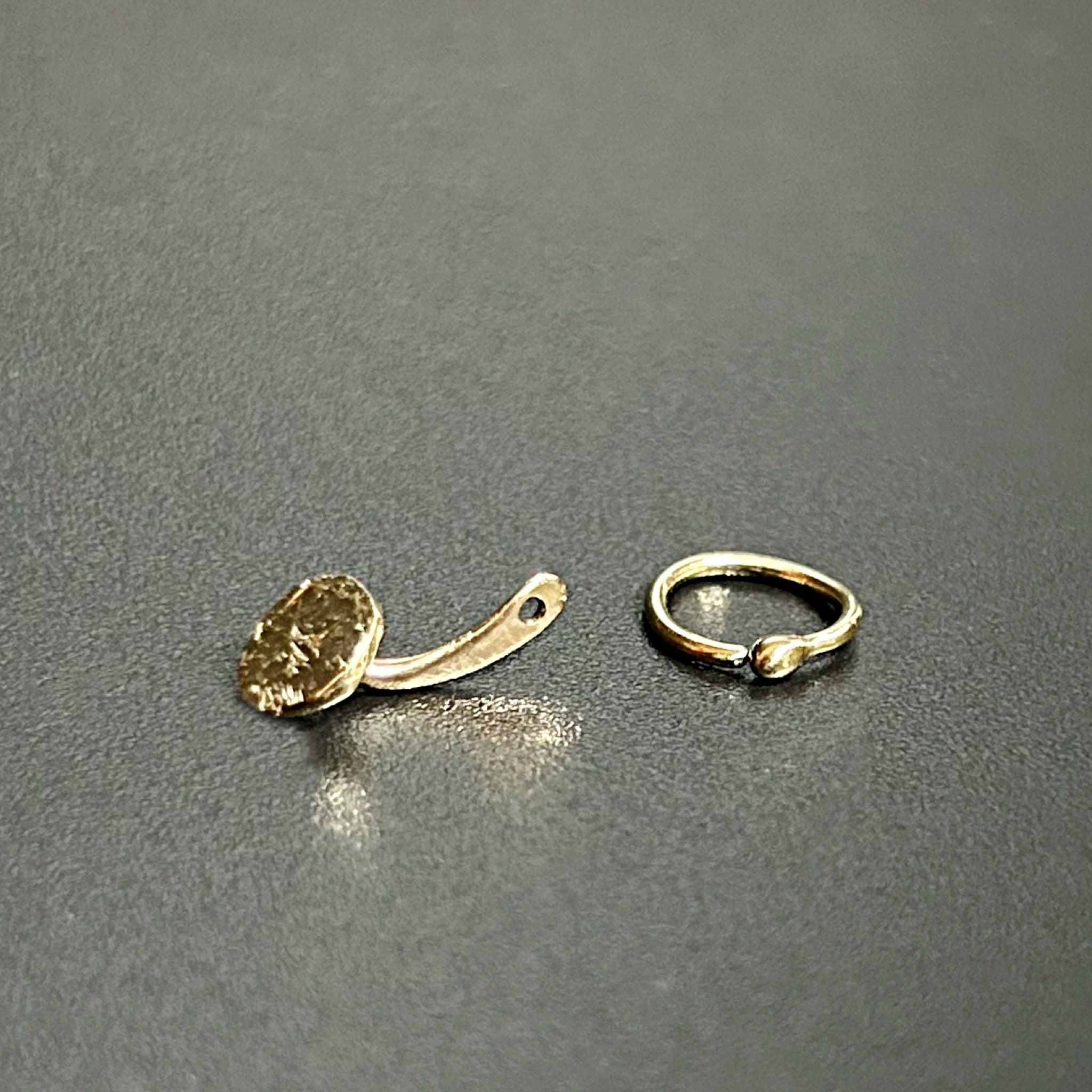 Navel Ring 14k Gold, Belly Button Piercing Gold, Navel Piercing Jewelry ...