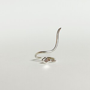 Snake Earring Conch Hoop 16g, Solid Gold Conch Earring, 16g Conch ...