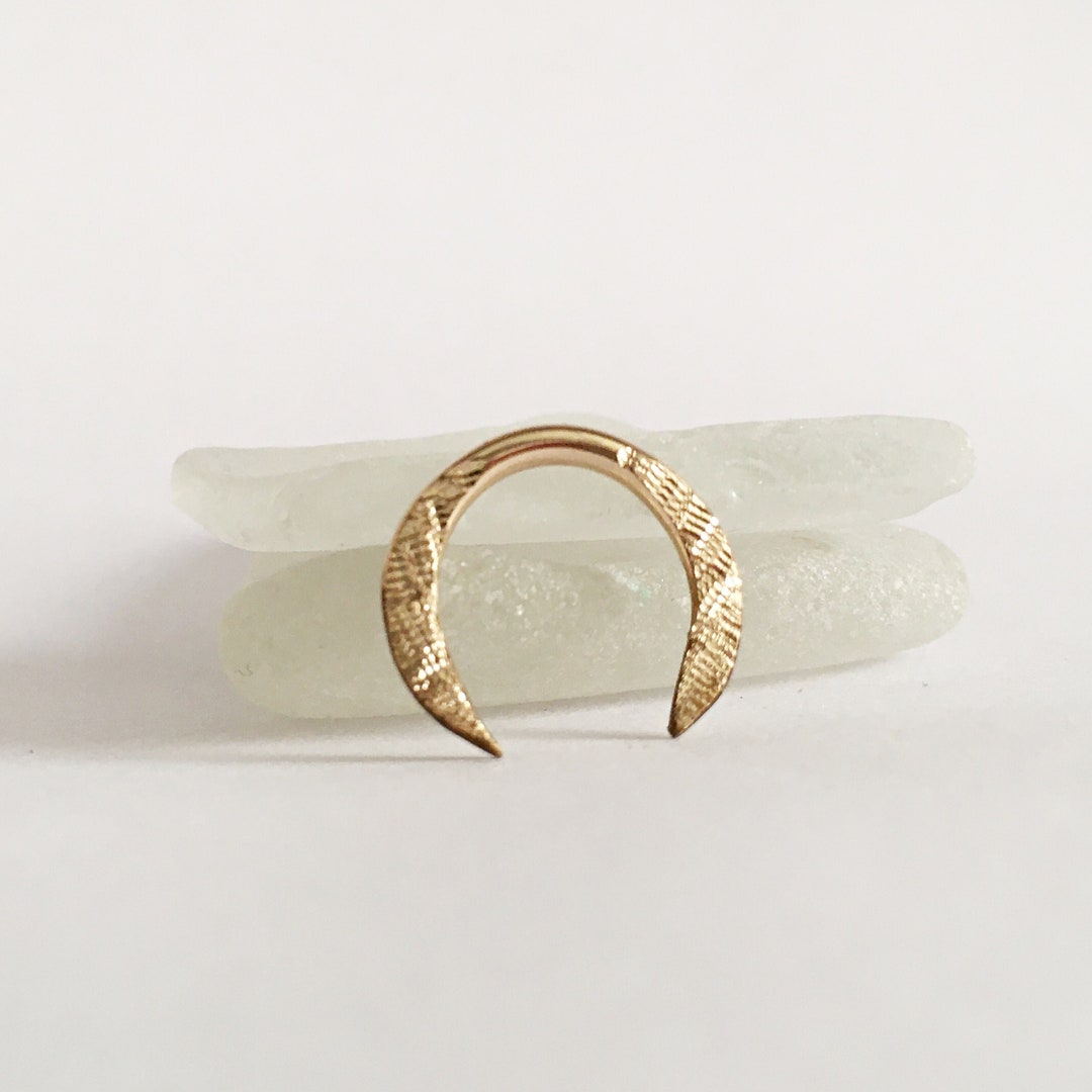 Buffalo Horn Septum Horseshoe 16g, Septum Ring 14g, Septum Jewelry ...