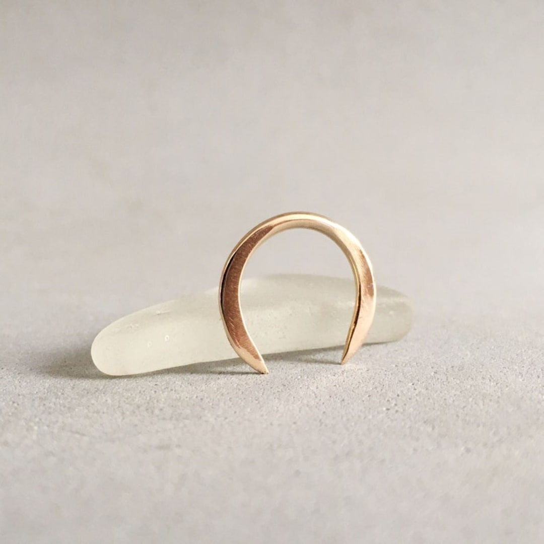 12g Septum Horseshoe Gold, 12g Septum Pincher, Crescent Moon Septum Ring Men, Buffalo Horn ...