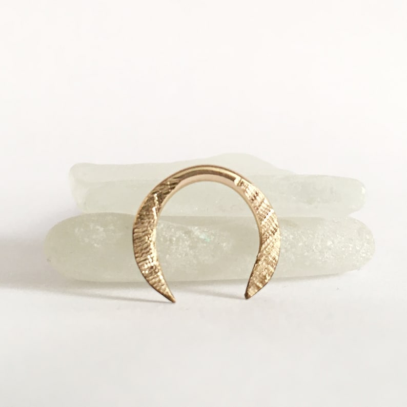 Buffalo Horn Septum Horseshoe 16g Septum Ring 14g Septum - Etsy