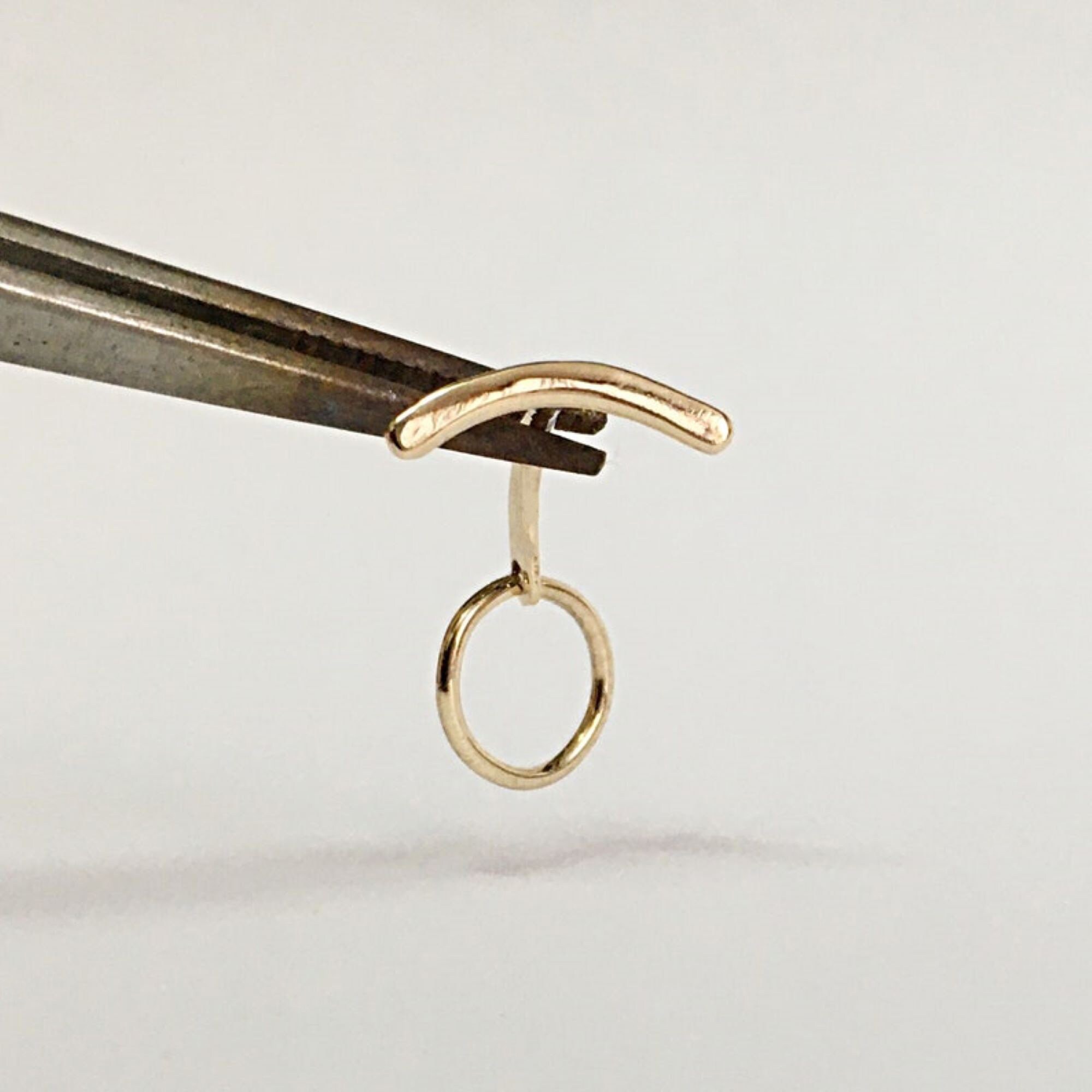 Belly Button Rings Hoop Belly Navel Jewelry Belly Ring Gold | Etsy