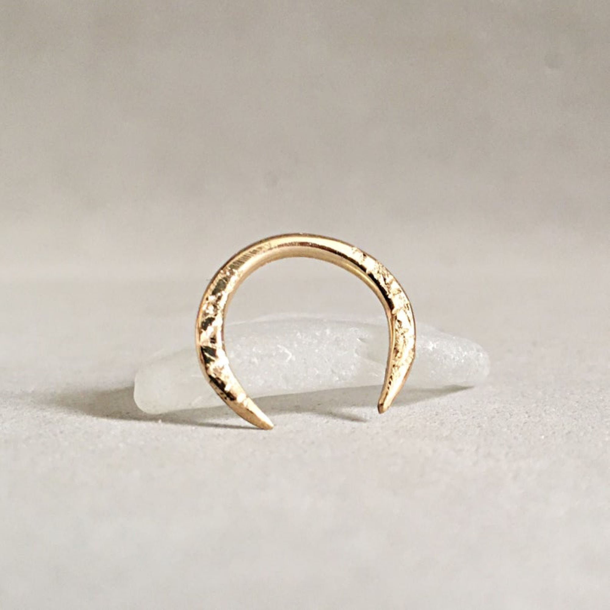 Septum Jewelry 16g Buffalo Horn Pincher Septum Ring 14g | Etsy