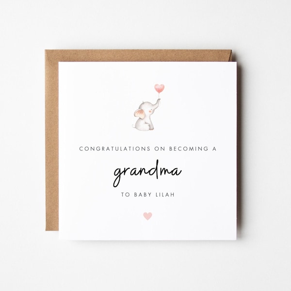 Becoming a Granny Card - Etsy