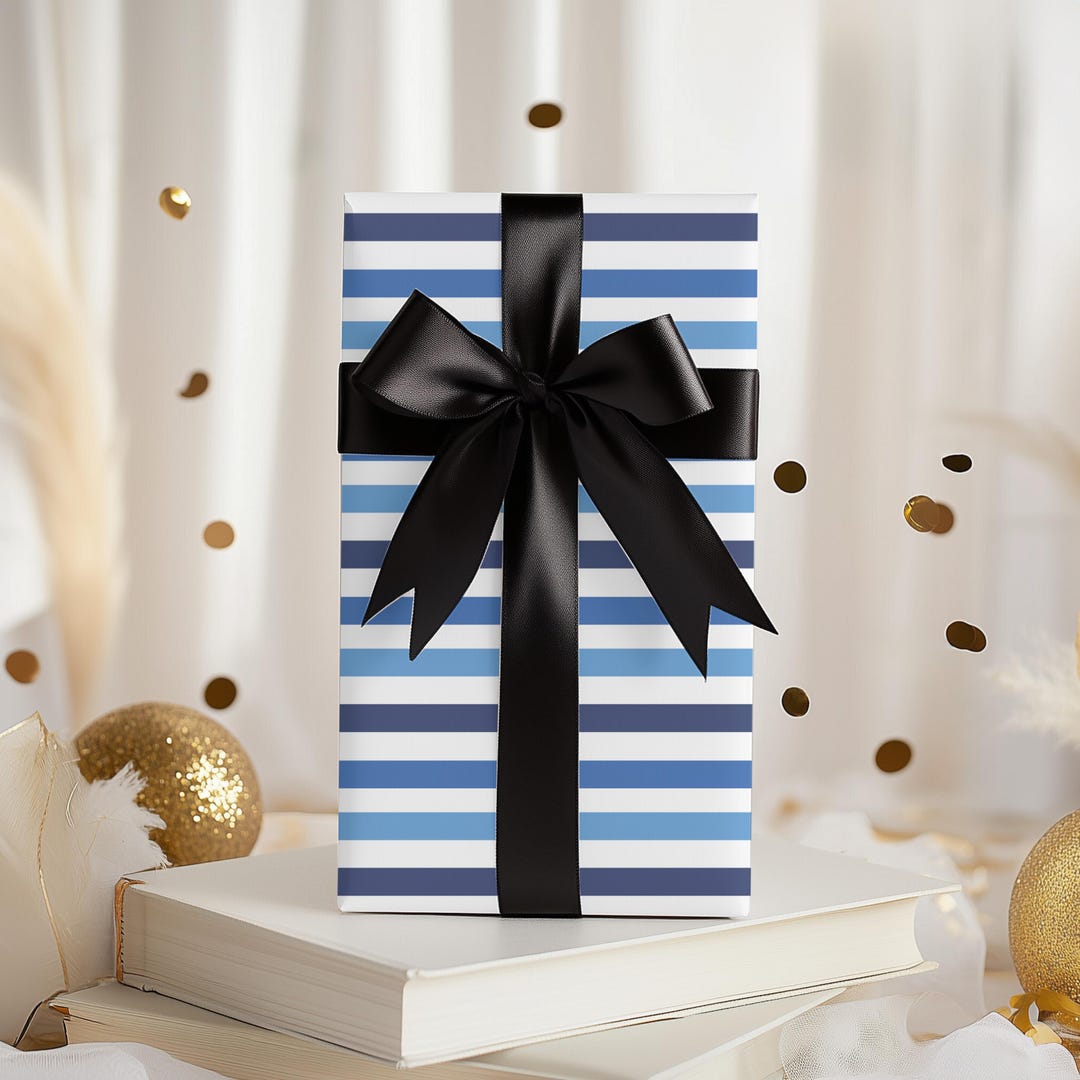 Varsity Blues Stipes-eagles Mascot Wrapping Paper Sheets - 3 Sheets - Etsy