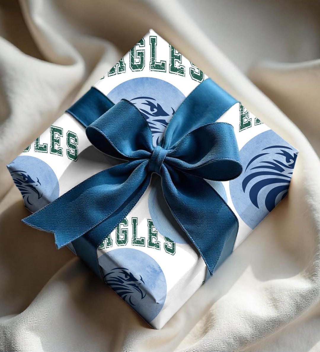 SCS Athletics Eagle Dot Wrapping Paper Sheets - Etsy