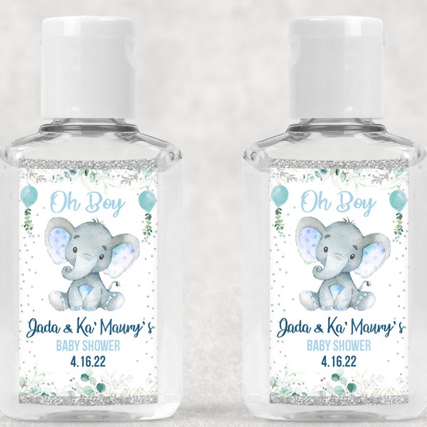 Elephant Labels - Etsy