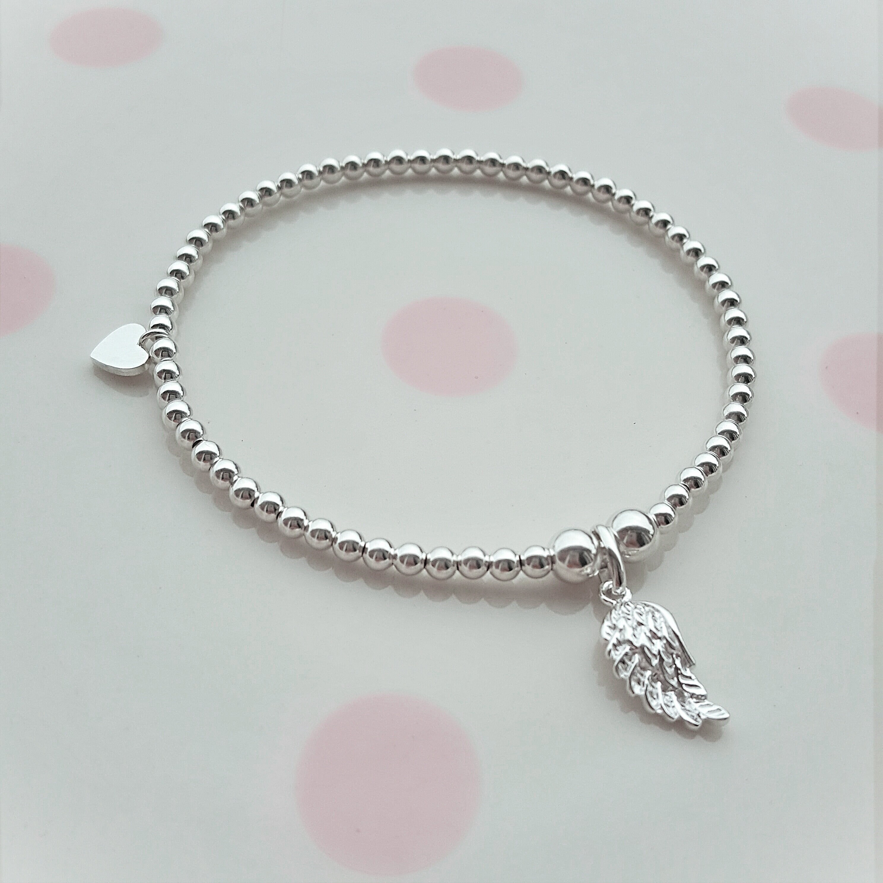 Angel Wing Bracelet Silver Angel Wing Bracelet Sterling - Etsy UK