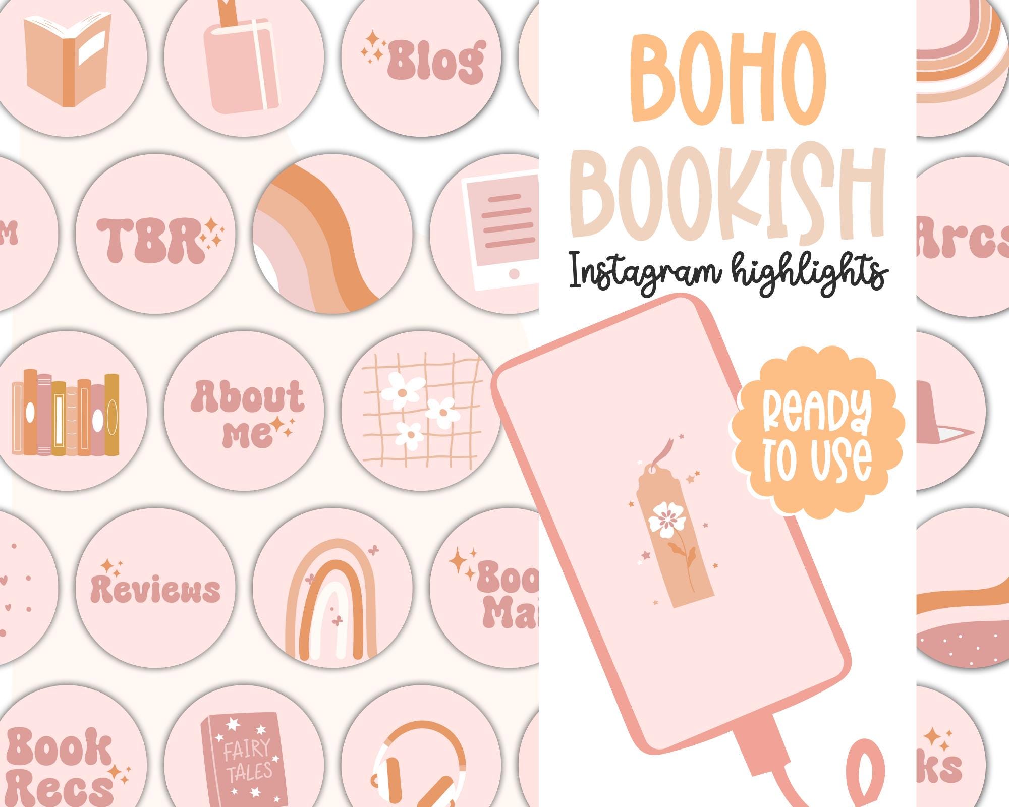 Bookstagram Instagram Highlight Covers, Book Instagram Icons, Bookish ...