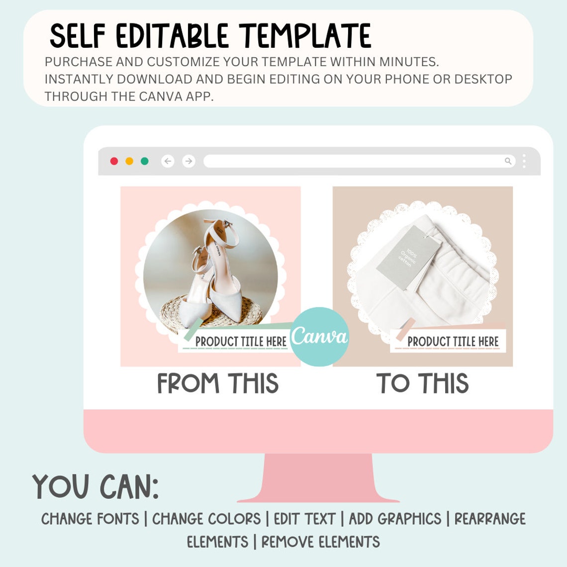 Small Business Listing Templates, Etsy Shop Listing Templates, Shopify ...