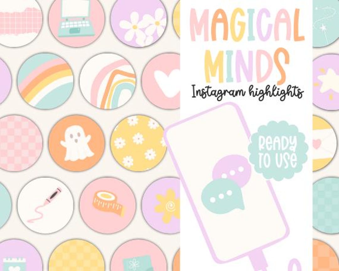 Pastel Rainbow Instagram Highlights, Instagram Icons, Pastel Instagram ...