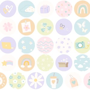 Pastel Instagram Highlight Covers, Pale Pastel Instagram Icons, Cute ...