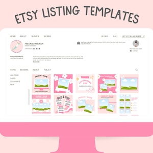 Small Business Listing Templates, Etsy Shop Templates, Shopify Listing ...
