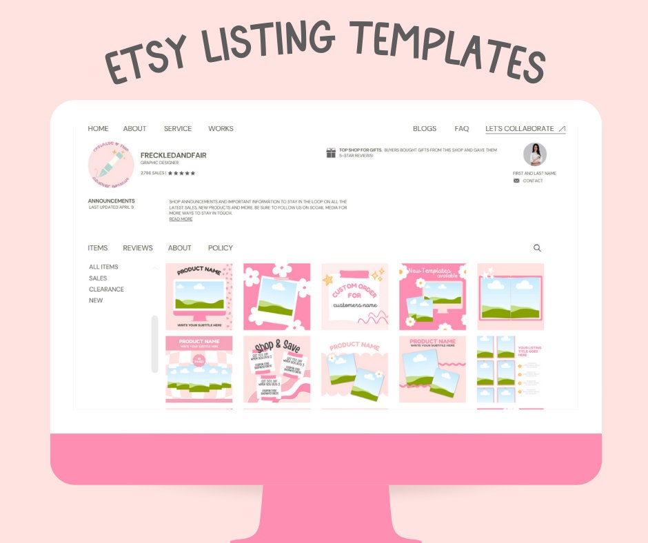 Small Business Listing Templates, Etsy Shop Templates, Shopify Listing ...