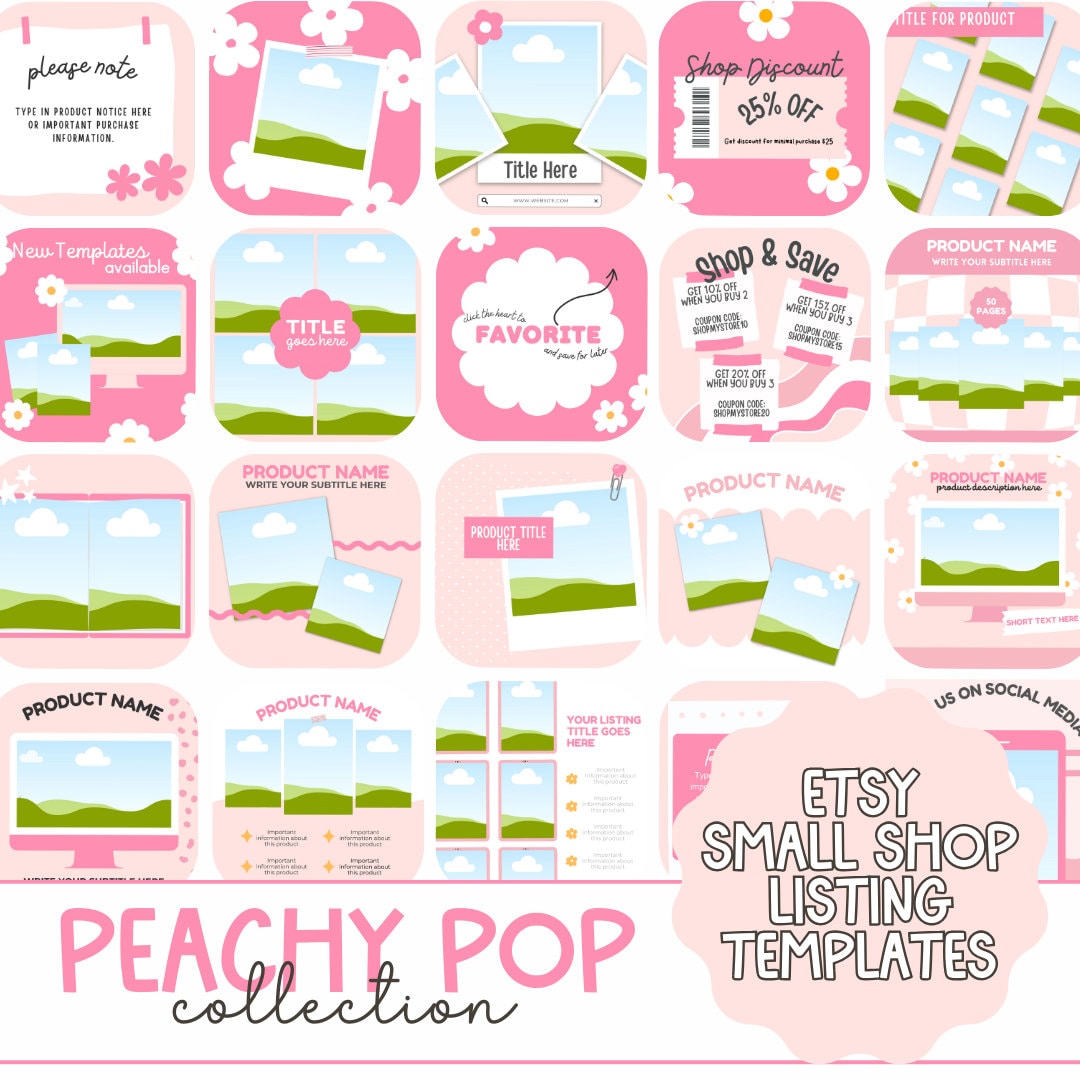 Small Business Listing Templates, Etsy Shop Templates, Shopify Listing ...