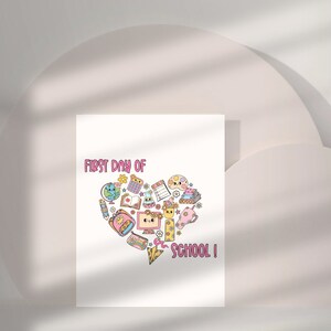 First Day of School Printable, Printable First Day of School Sign ...