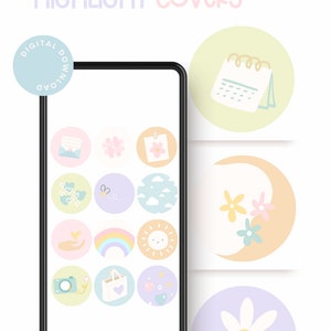 Pastel Instagram Highlight Covers, Pale Pastel Instagram Icons, Cute ...