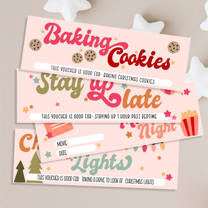 Printable Christmas Vouchers, Christmas Certificates, Printable Kids ...