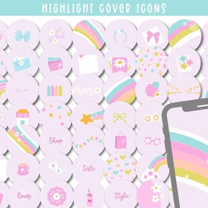 Pastel Rainbow Instagram Story Highlights, Cute Pastel Instagram Icons ...