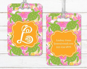 Sea Turtle Luggage Tags - Etsy