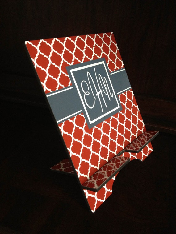 Monogram Ipad Tablet E-reader Device Holder Stand Choice of | Etsy