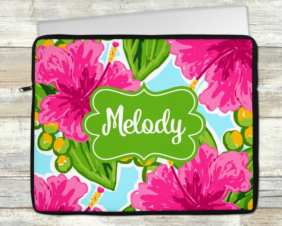 Preppy Collection Personalized Tablet Device or Laptop Sleeve | Etsy