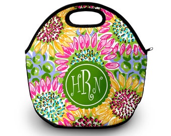 Preppy Collection Personalized Lunch Box - Choice of Pattern, Frame ...