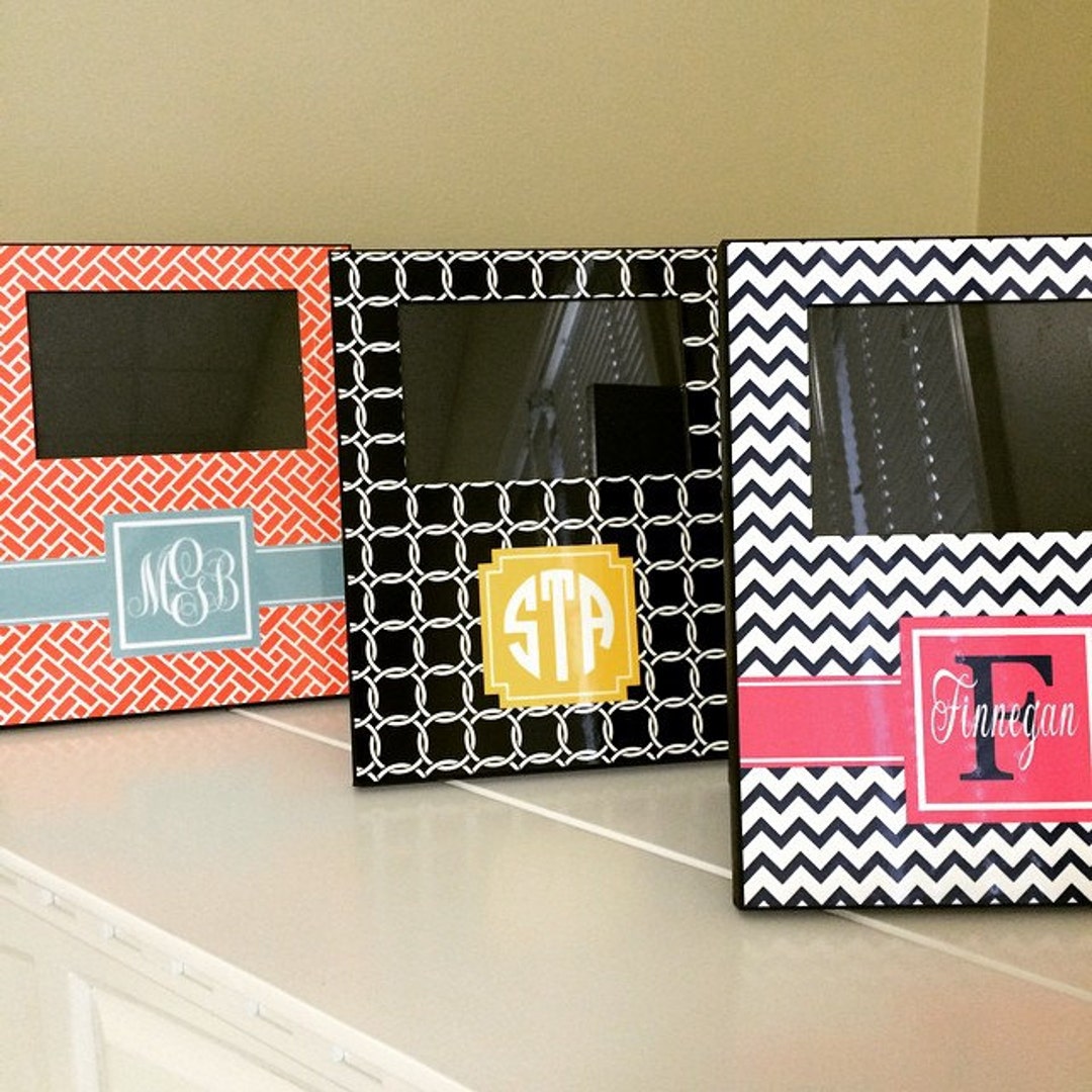 Personalized Picture Frame - Custom Pattern, Color, Monogram & More ...
