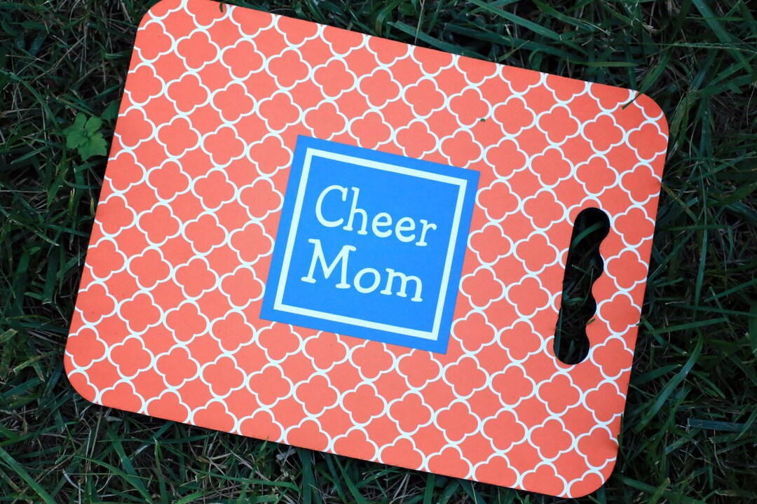 Cheer Mom Personalized Stadium Seat Cushion - Custom Pattern, Color ...