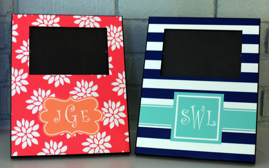 Monogram Custom Design Picture Frame - Custom Pattern, Color & More ...