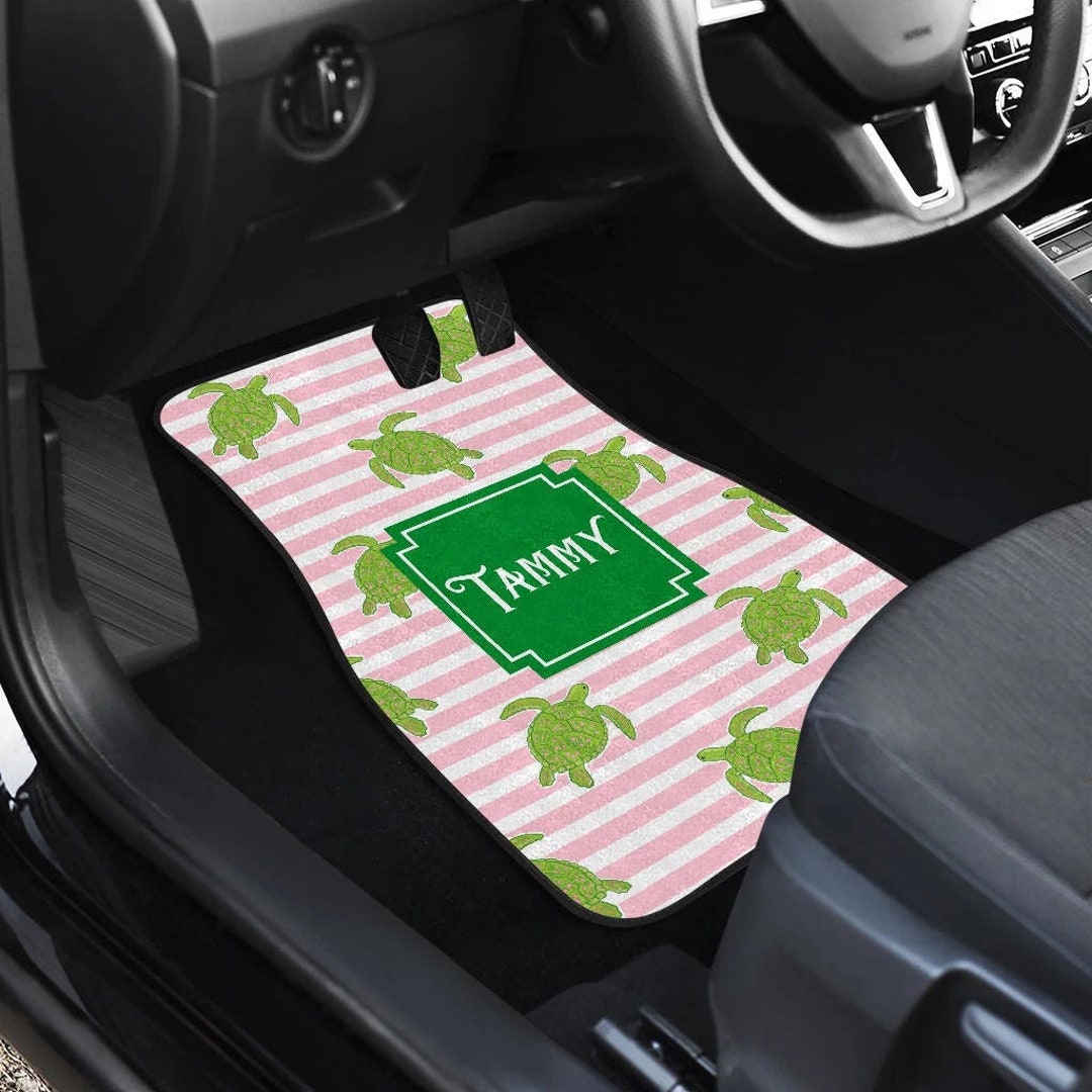Sea Turtle Collection Personalized CAR MATS for Vehicle - Front or Back ...