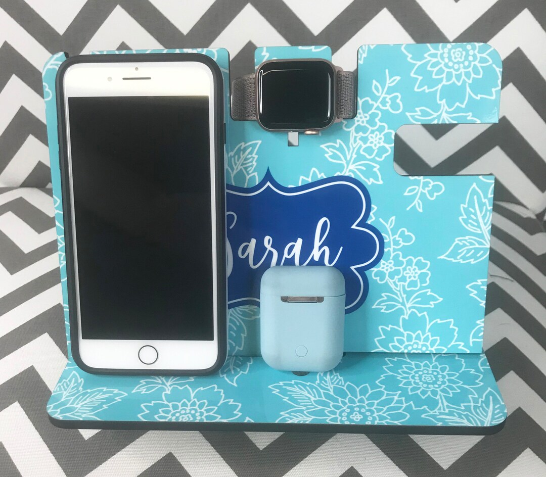 Personalized Docking Station - Device Holder Charging Stand - Choice of ...