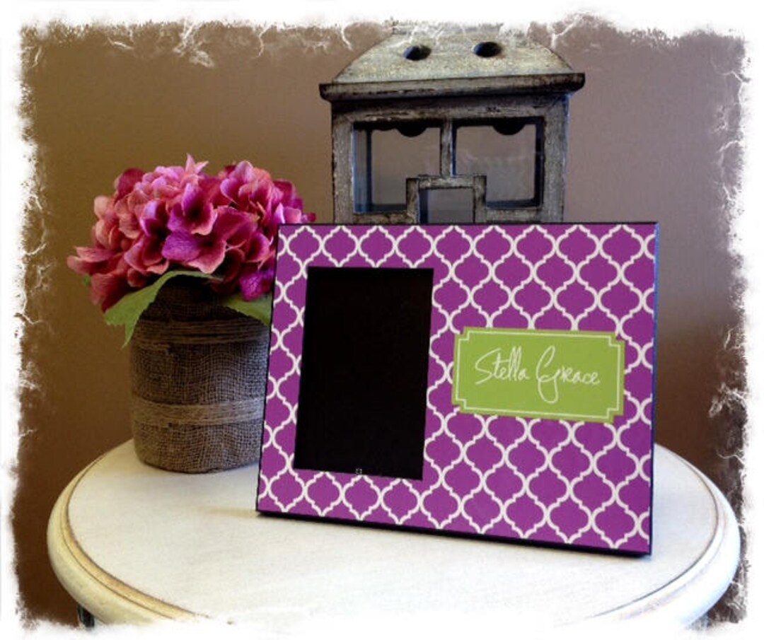 Custom Design Personalized Picture Frame - Custom Pattern, Color ...