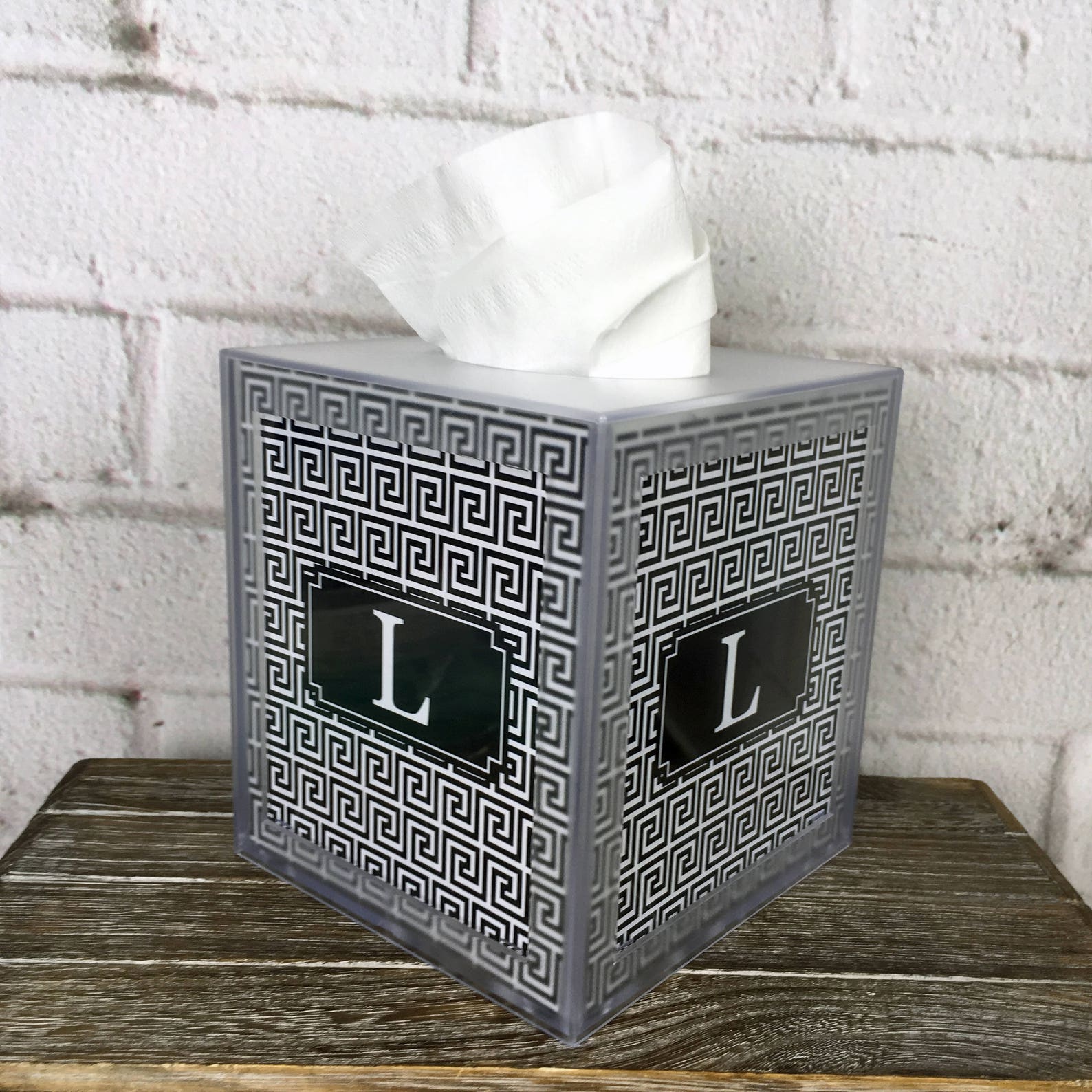 Personalized Acrylic Tissue Box Cover - Custom Design With Choice of ...