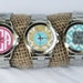 Stainless Steel Monogram Boyfriend Watch Choice of Pattern - Etsy