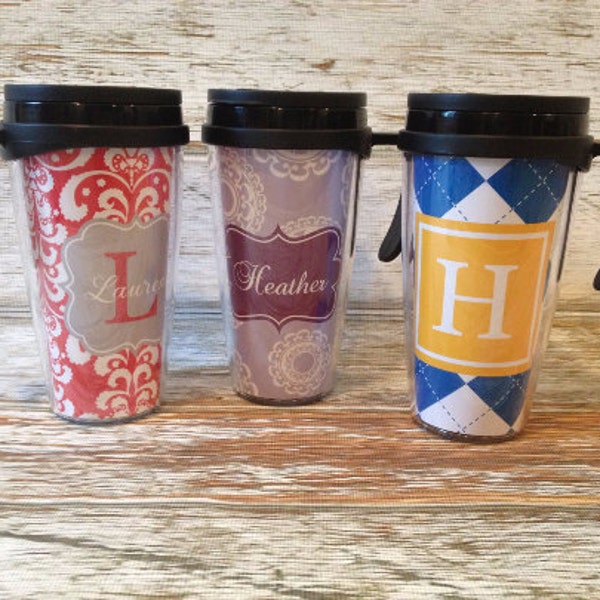 Personalized Travel Mug With a Handle - Etsy