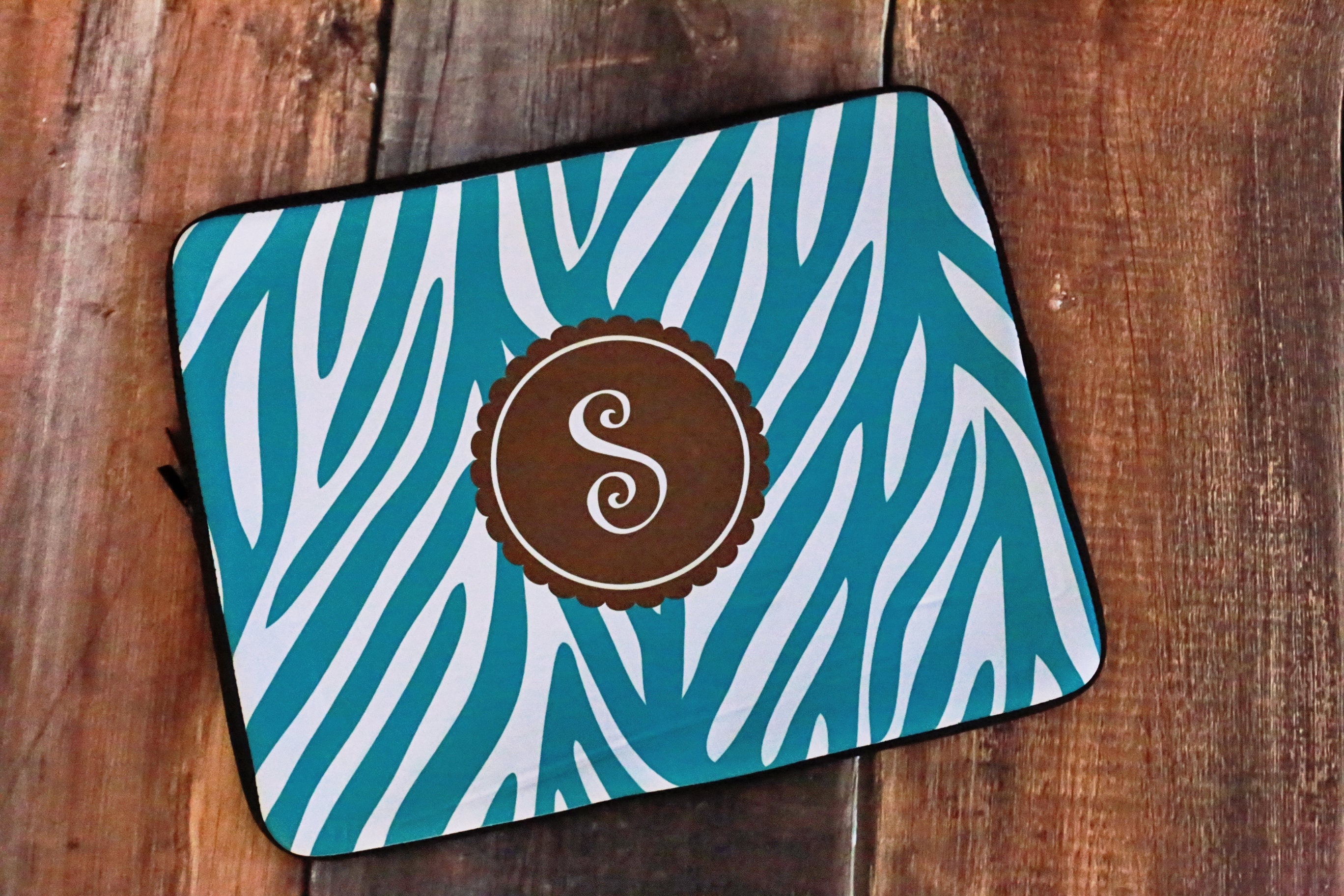 Monogram Tablet Device or Laptop Sleeve 4 Sizes Available | Etsy