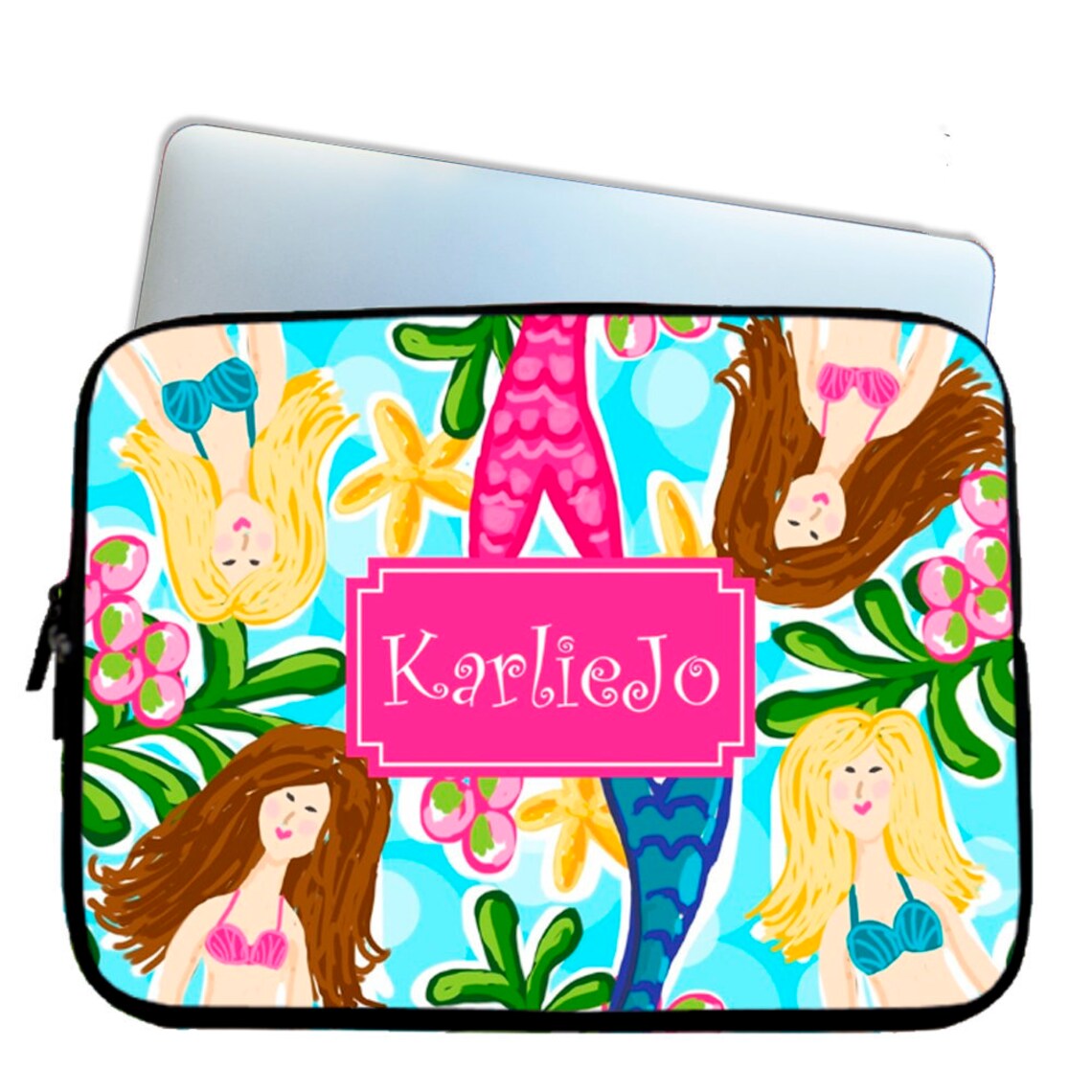 Preppy Collection Personalized Tablet Device or Laptop Sleeve - Etsy