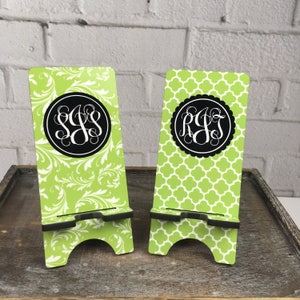 Personalized Cell Phone Stand Device Holder Charger in 2 Sizes - Choice ...