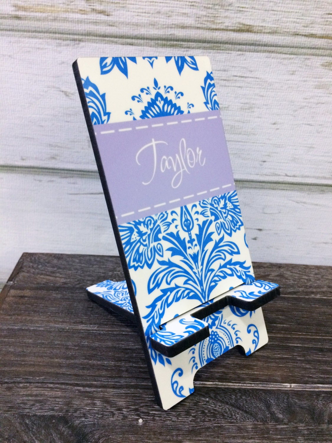 Personalized Cell Phone Stand Device Holder in 2 Sizes - Etsy