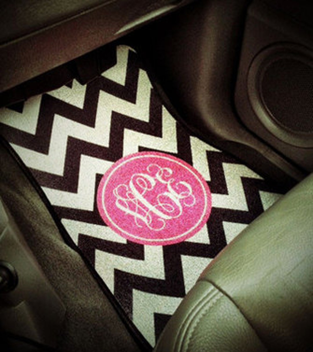 Personalized Monogram Car Mats for Front (set of 2) - Customize With ...
