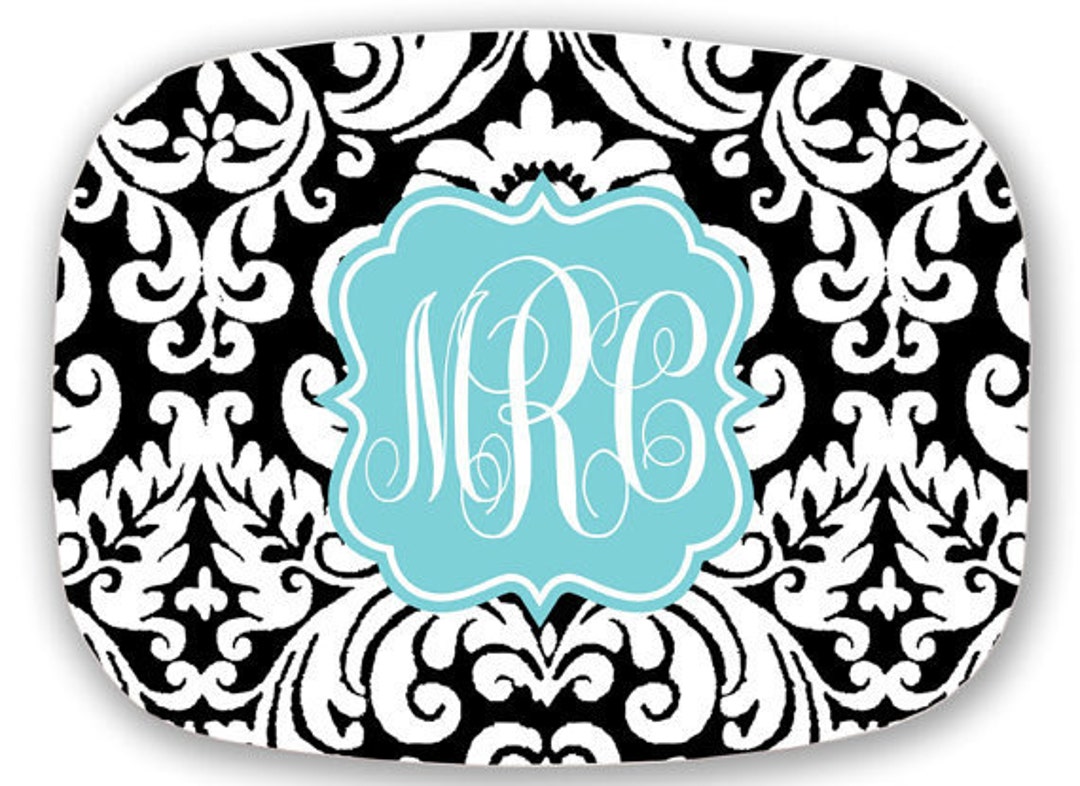 Monogram Platter - Custom Pattern, Color, Name & More - Polymer ...