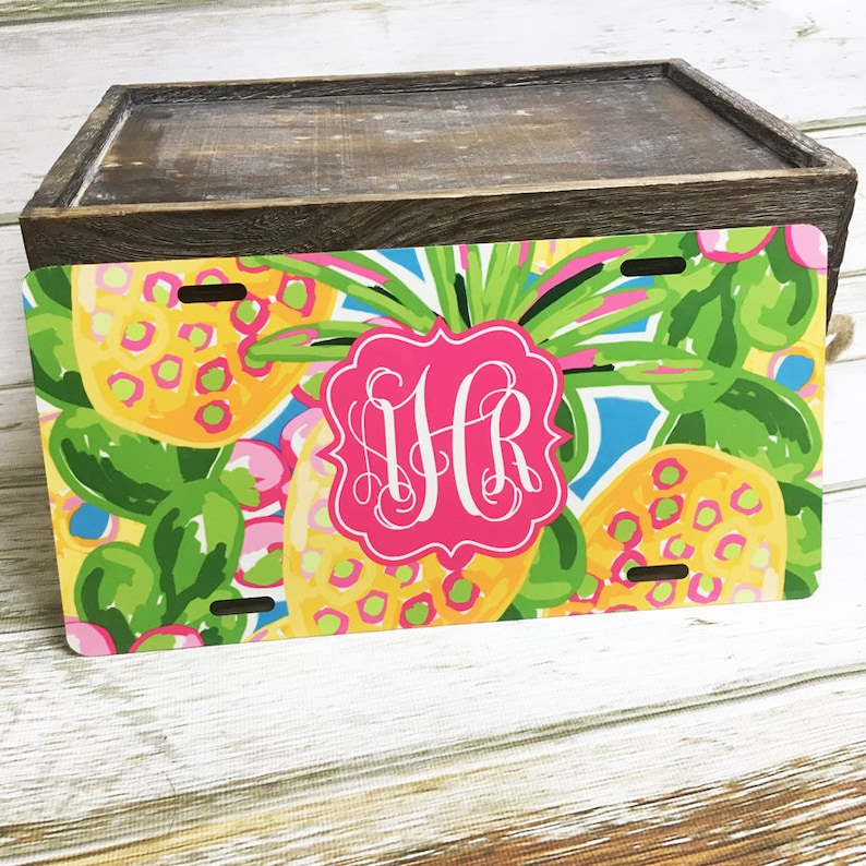 Preppy Collection Car Set - 40 Patterns, Frame, and Font - Personalized ...