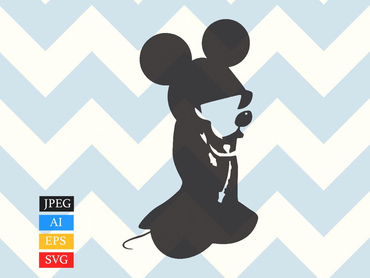 Mickey Mouse Kingdom Hearts SVG Mickey Mouse Head | Etsy