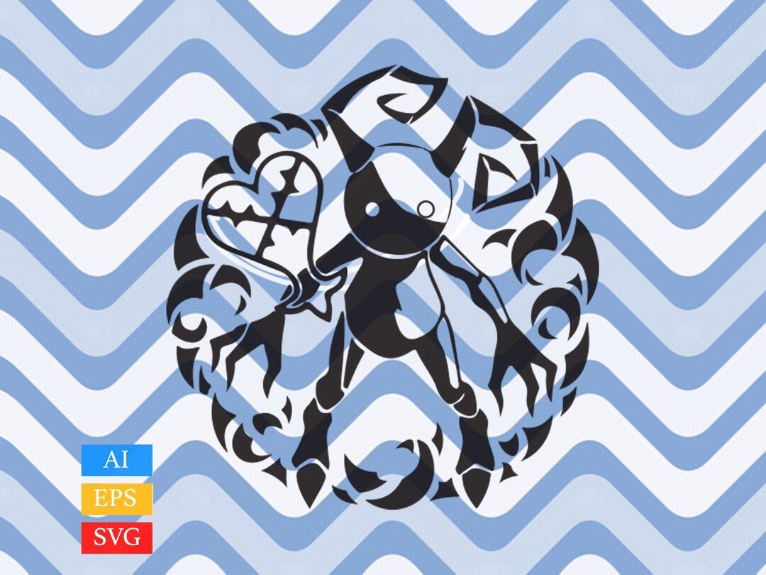 Kingdom Hearts Heartless SVG Decal Laptop Sticker and Accessory Decal ...